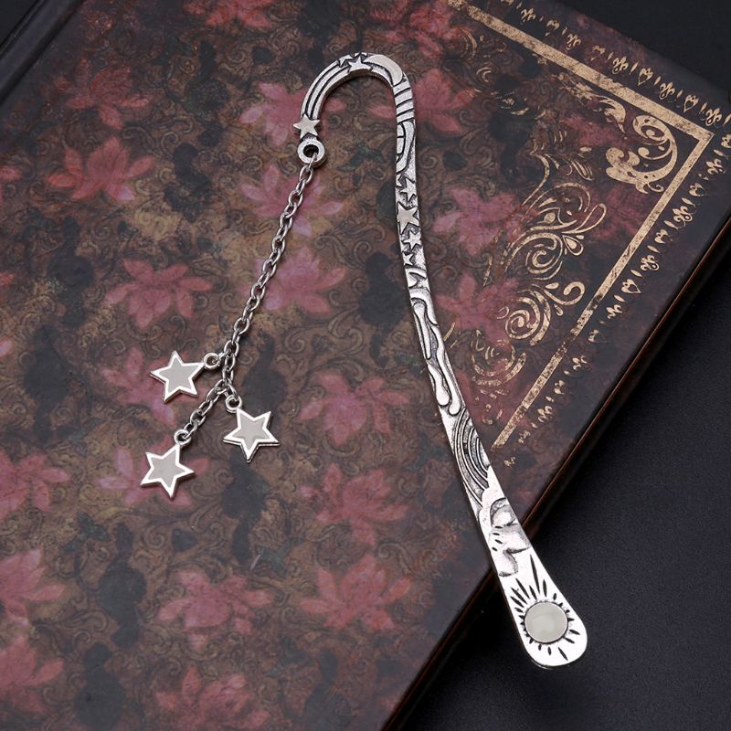 Glow In The Dark Luminous Book Marker Stars Bookma... – Grandado