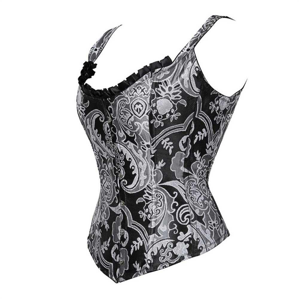 12Spiral Steel Boned Gothic Women Waist Trainer Co... – Grandado