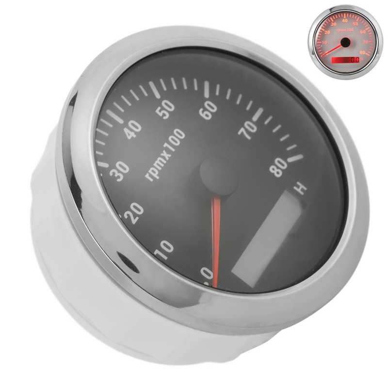 Boat Tacho Gauge Tachometer 85mm 0‑8000RPM for Yac... – Grandado