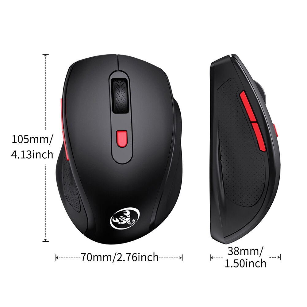 2.4G Ergonomic For Laptop Desktop Universal USB Wi... – Grandado