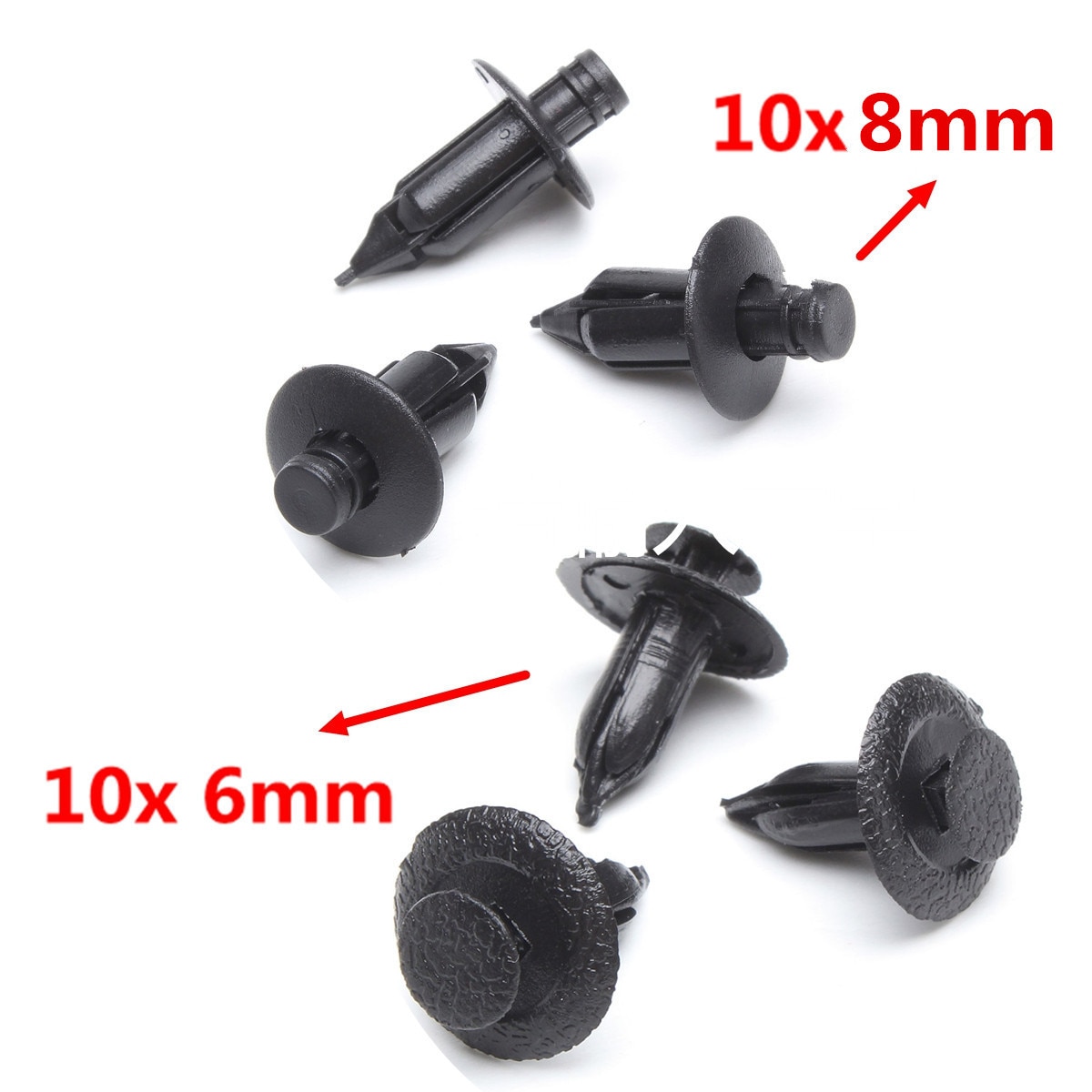 20pcs Motorcycle Fairing Panel Fastener Clips 6mm ... – Grandado