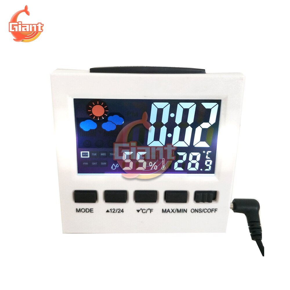 Temperature Calender Alarm Clocks Digital Thermome... – Vicedeal