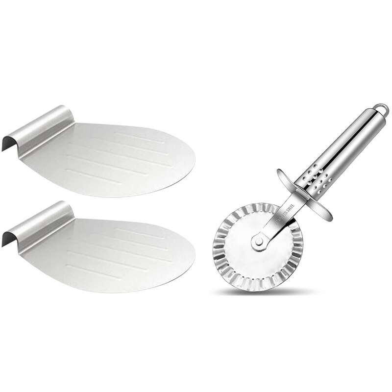 Pizza Cutter with 2PCS Fan-Shaped Pizza Shovel Bur... – Vicedeal