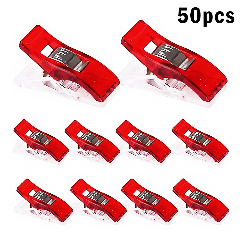 50PCs Sewing Clips Plastic Clips Quilting Crafting... – Vicedeal