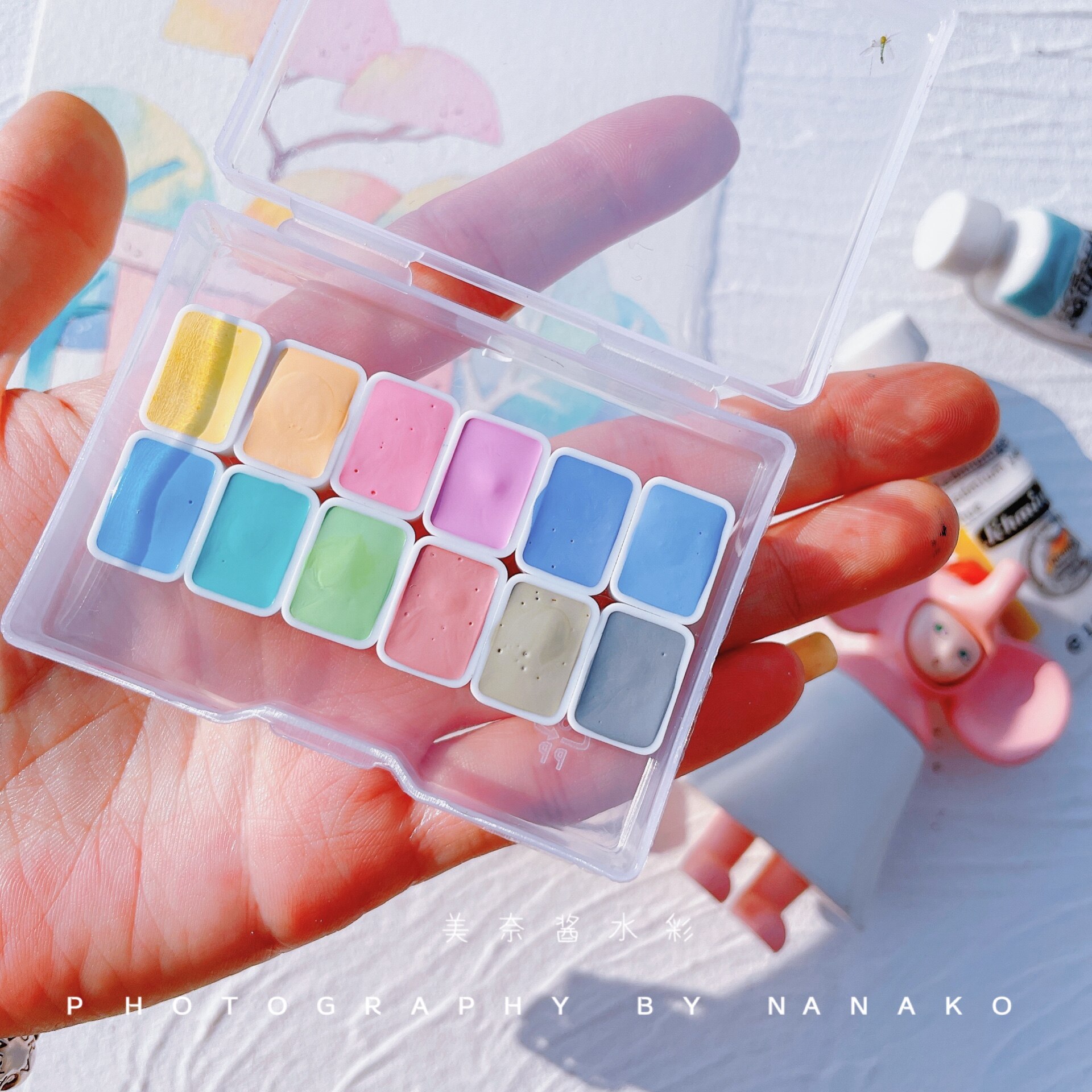German Sminck Macaron Candy Color Watercolor Set 0... – Grandado
