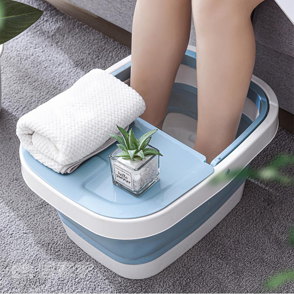 Plastic Foldable Bucket Foot Bath Bucket Bathroom ... – Vicedeal