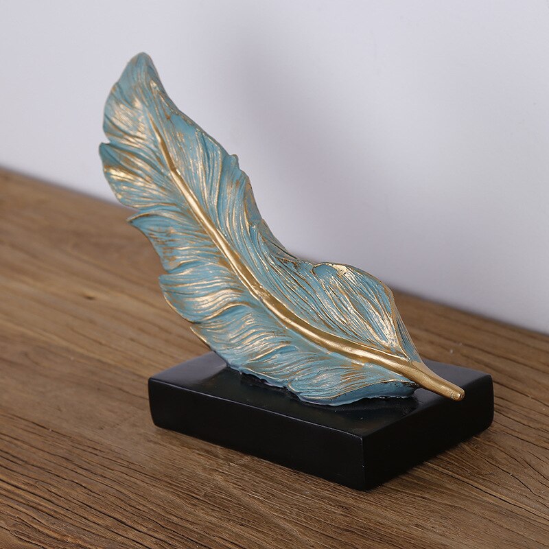 European style leaf model sculpture home decoratio... – Vicedeal