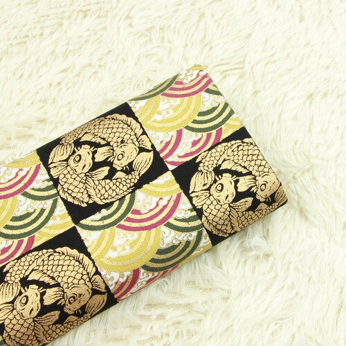 110x45cm Thick 100% Cotton Fabric Waves Cloth Sewi... – Vicedeal