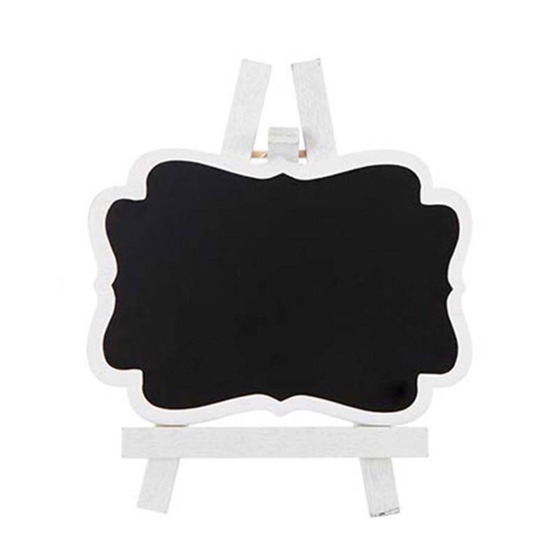 20 Pack Holz Weiß Gerahmte Tafel Etiketten mit Sta... – Vicedeal