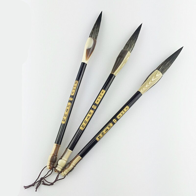 Stone Badger Long Peak Calligraphy Brush Set Freeh... – Grandado