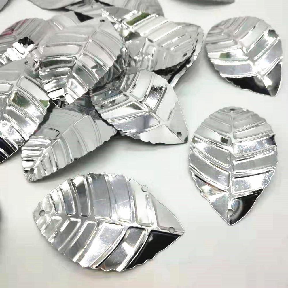 100pcs 50*30mm Large Leaf Sequins For Crafts Sewin... – Vicedeal