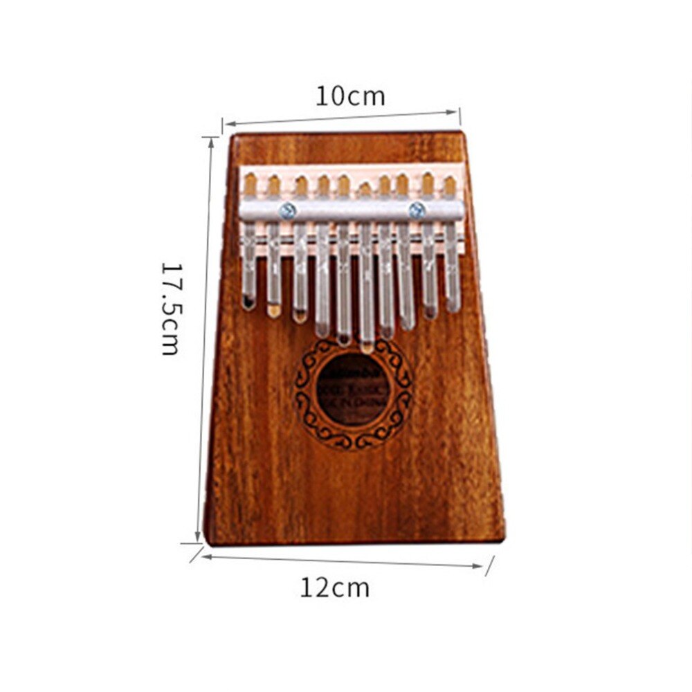 SFIT 17 Keys Thumb Piano Wood Mahogany Body Musica... – Vicedeal