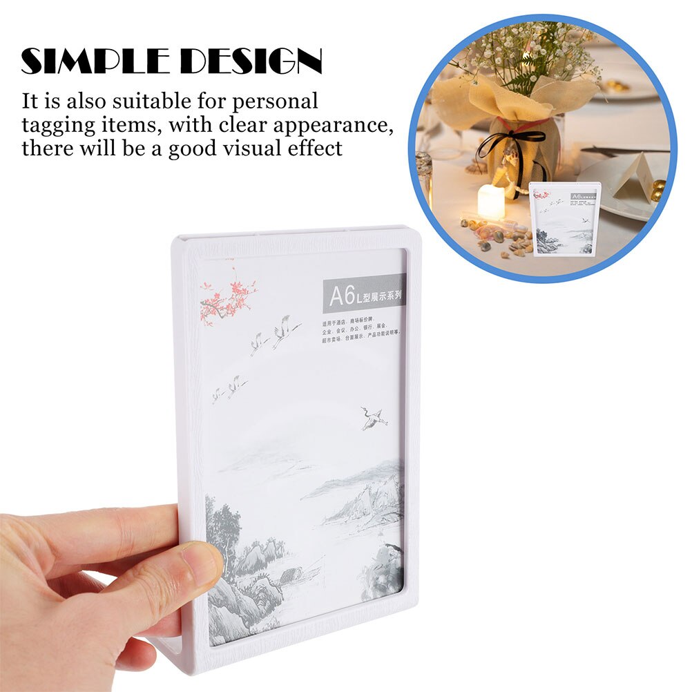 2pcs Price Tags Showing Stands L-shaped Price Labe... – Grandado