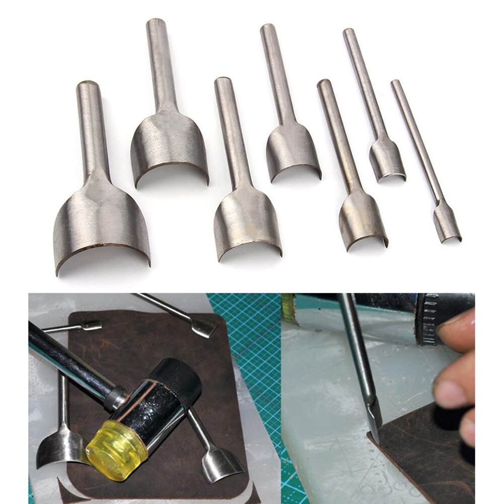 1Pcs Half-Round Cutter Punches Set DIY Leather Cra... – Grandado
