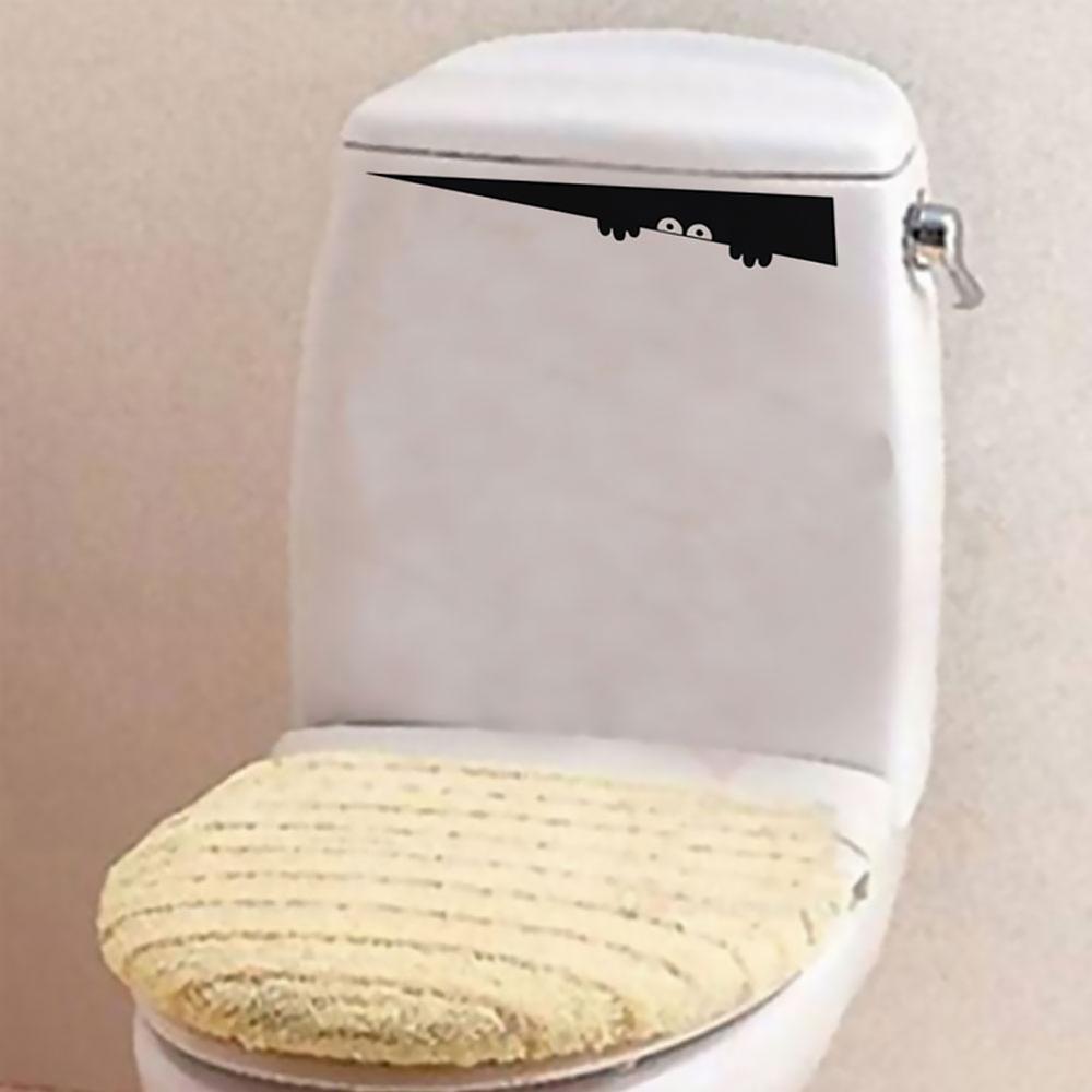 Peeping Toilet Stickers Carved Wall Stickers Bathr... – Grandado