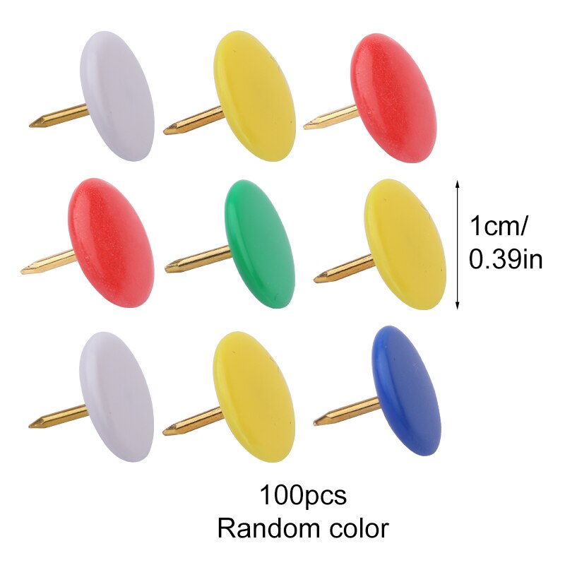 KAOBUY 100pcs Color Desk Pushpins Round Type Spike... – Grandado