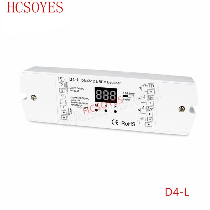 D4-L DC12V-36V 4 kanal 4CH PWM konstante spannung/... – Vicedeal