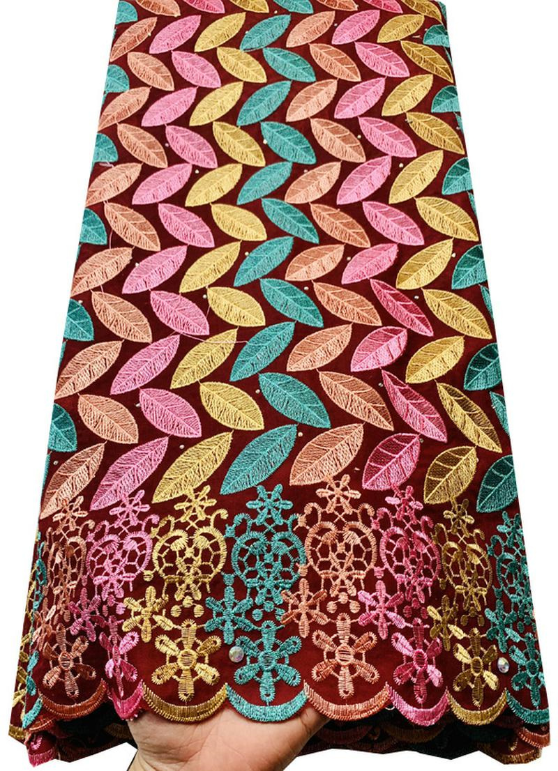 Latest 2022 African Voile Lace Fabric Cotton Lace ... – Grandado