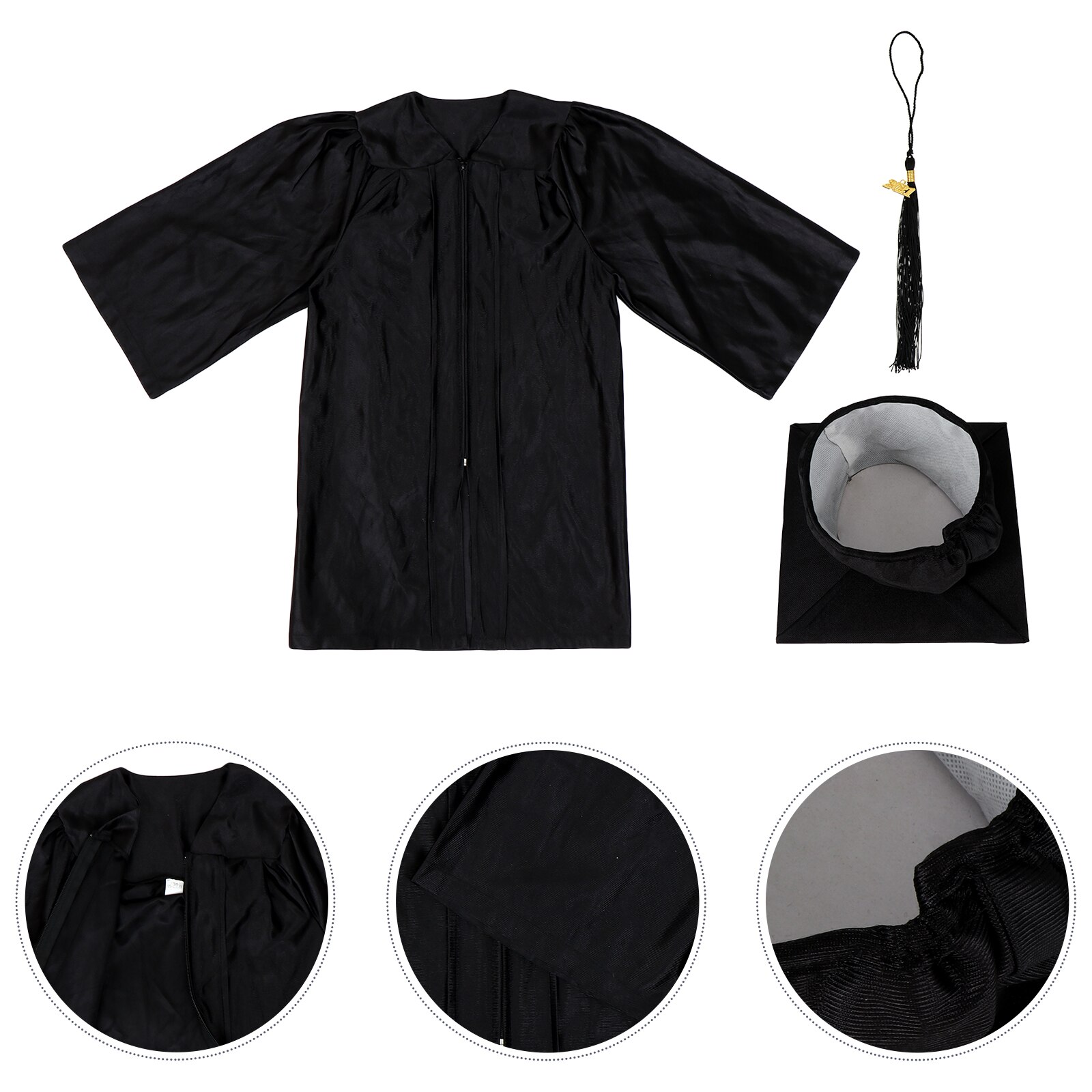 1 Set Child Graduation Gown Set Graduation Celebra... – Grandado