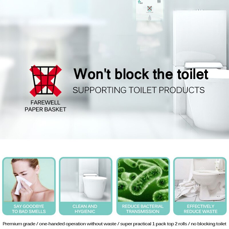 3 Packs 150pc/Pack Toilet Paper Raw Rolling Paper ... – Vicedeal