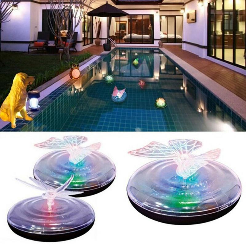 Solar Led Float Lamp RGB Color Change Butterfly / ... – Vicedeal