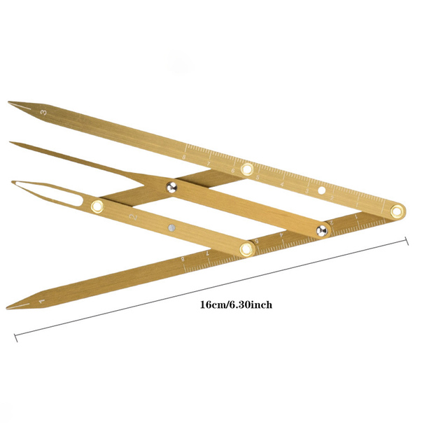 Stainless Steel Golden Ratio Calipers Microblading... – Vicedeal