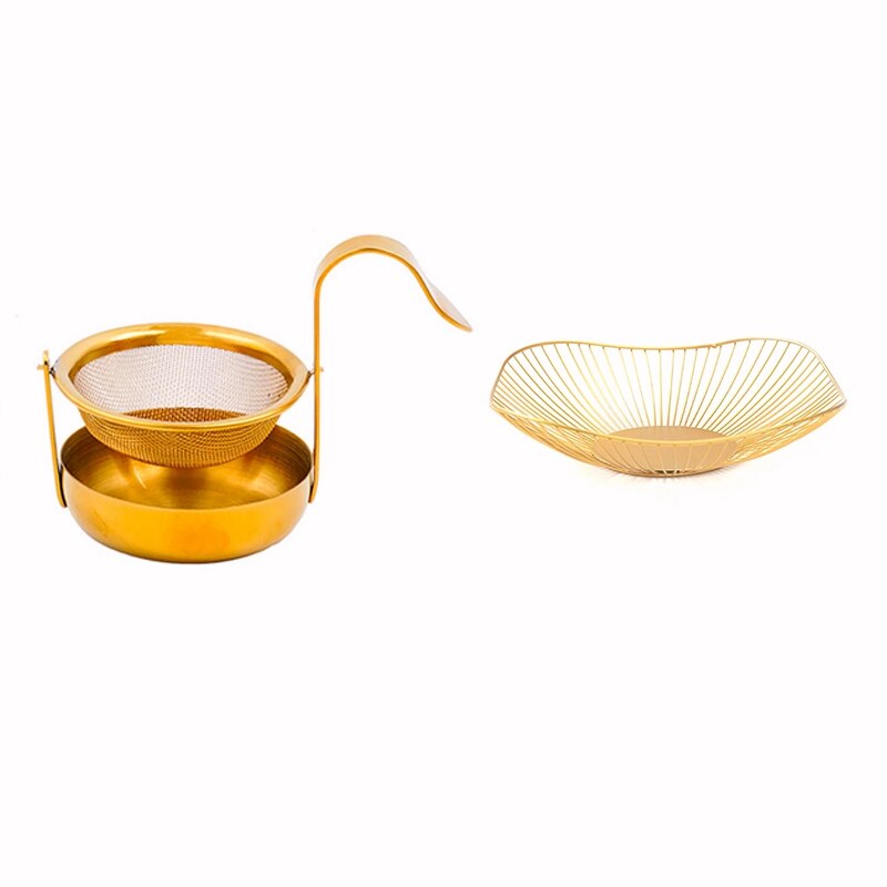 Stainless Steel Rotating Fine Tea Mesh Tea Straine... – Grandado