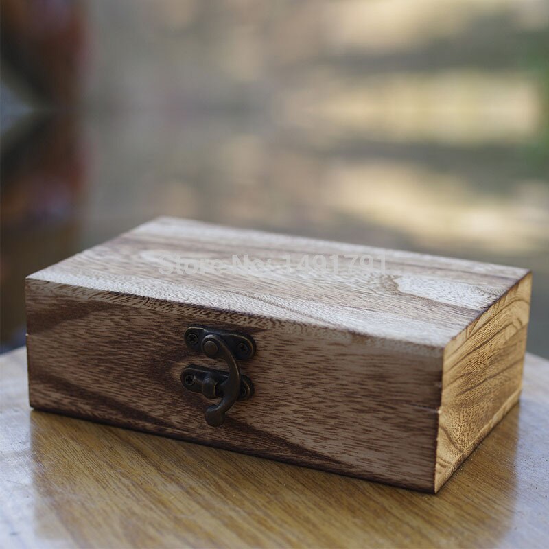 Small Rectangle Wooden Box Storage Box 16*10*5cm f... – Grandado