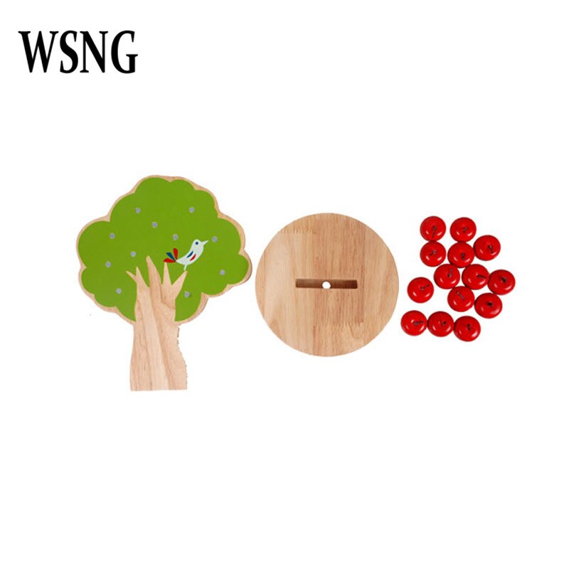Wooden Magnetic Apple Tree Baby Fruit Counting Fru... – Grandado