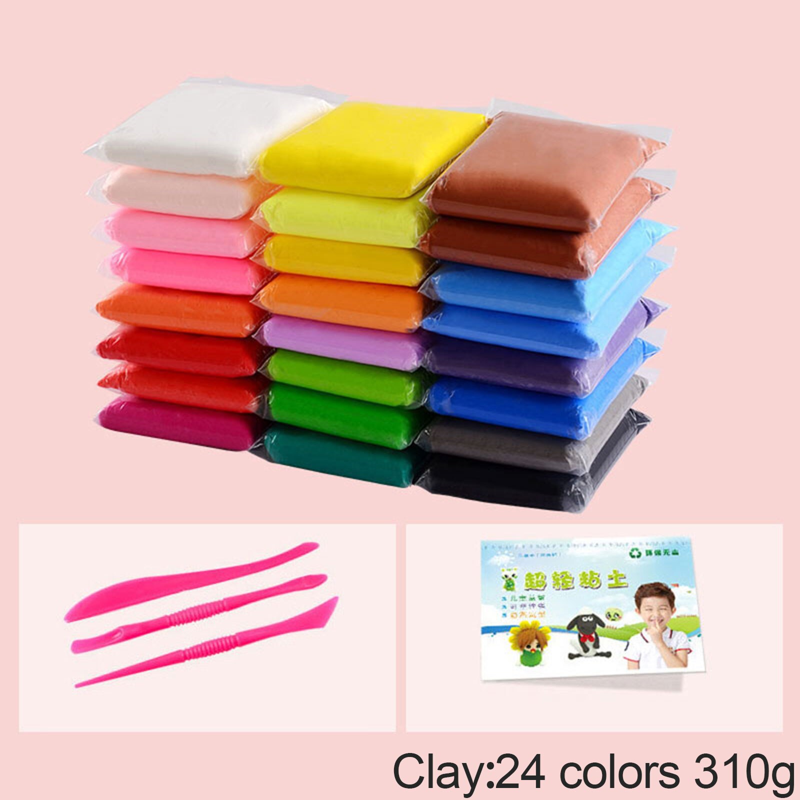 36 Color Light Soft Clay DIY Toys Children Educati... – Grandado