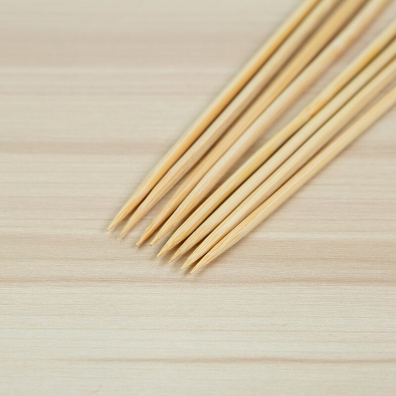 Sturdy Bamboo Skewer Sticks BBQ Fruit Shish Kebab ... – Vicedeal