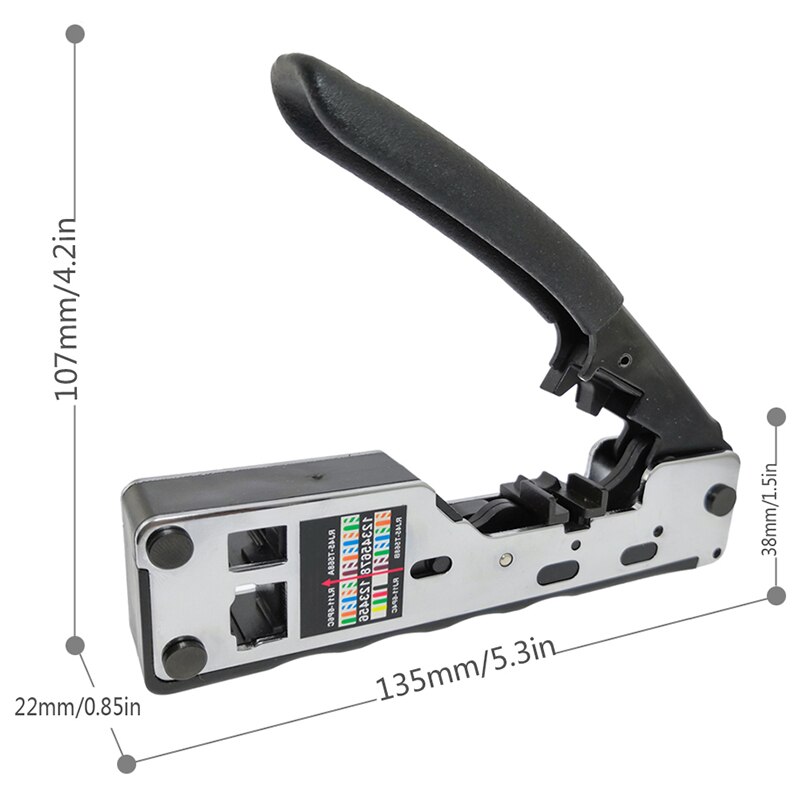 Crimp Metalen Clip Rj45 Tool Netwerk Crimper Krimp... – Vicedeal