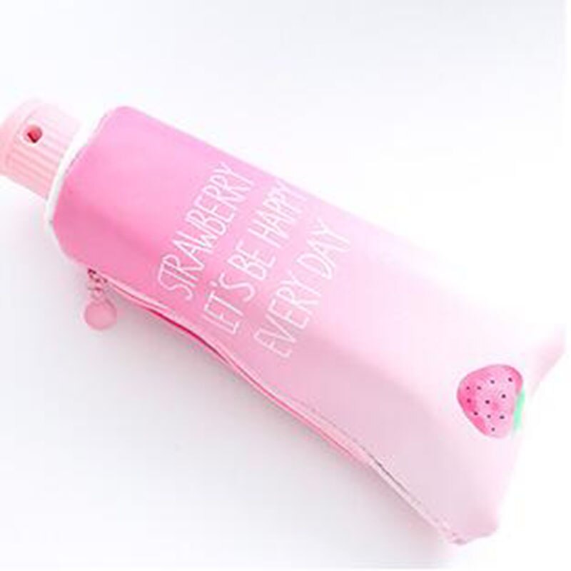 Kawaii Pencil Case Strawberry Toothpaste PU Case w... – Grandado