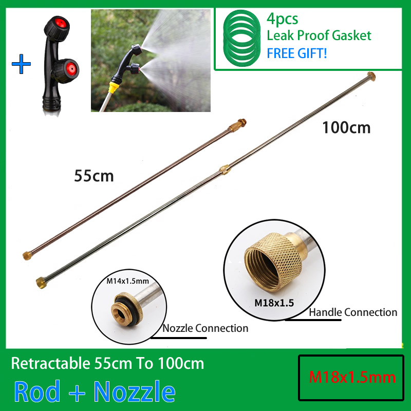 Stainless Steel Retractable Spraying Rod 0.5-1m Fo... – Grandado