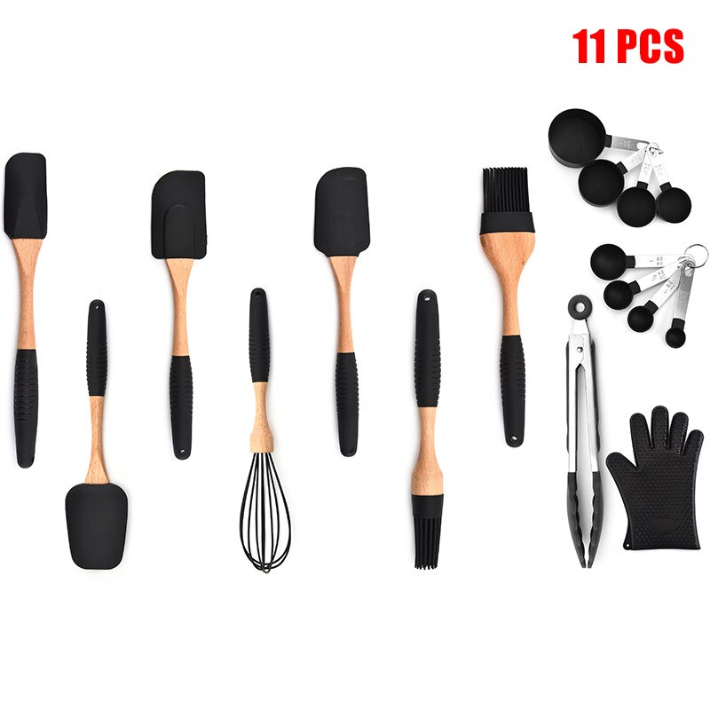 Silicone Non-stick Cooking Baking Utensils Tools S... – Vicedeal
