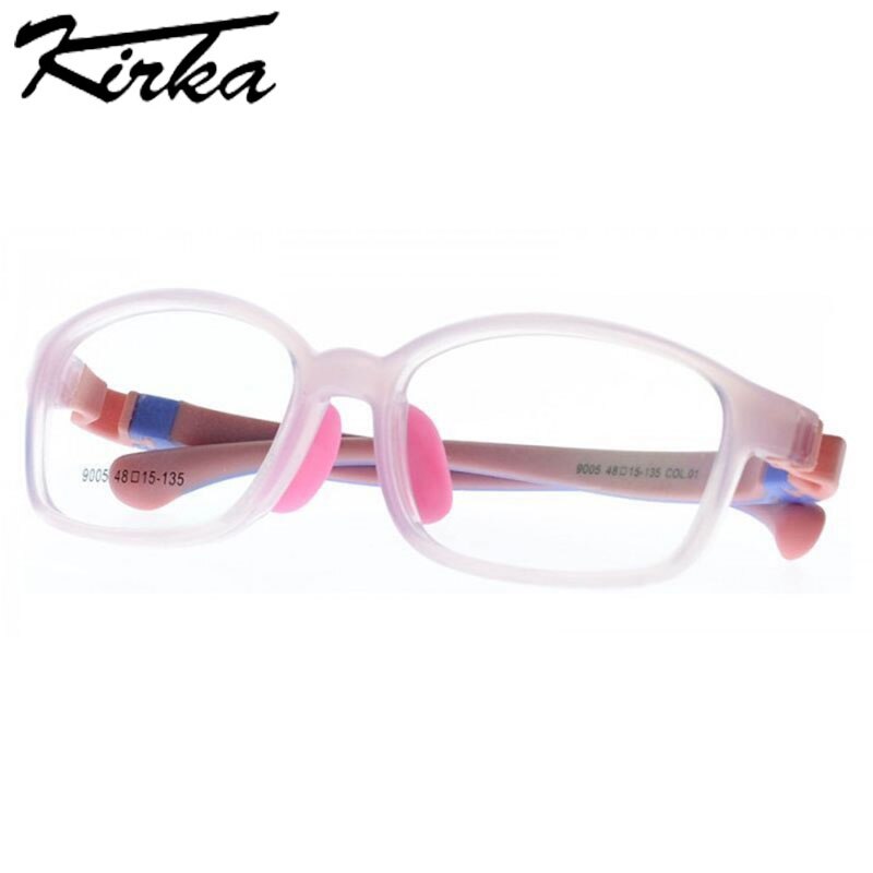 Kirka TR90 Children Spectacles Frames Flexible Squ... – Grandado