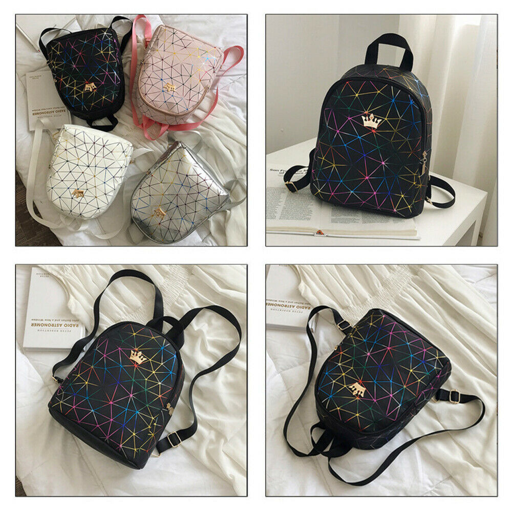 Women Mini Backpack PU Leather Shoulder School Ruc... – Vicedeal