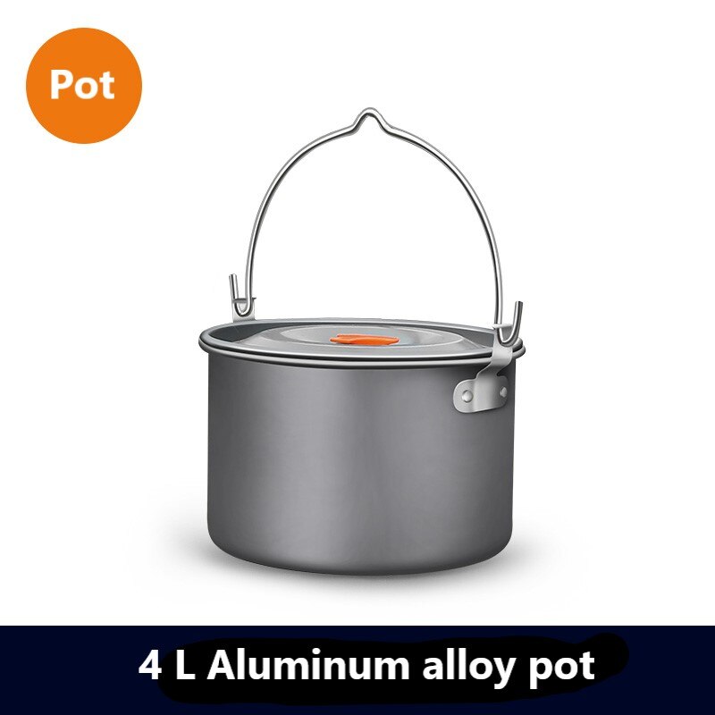 4L Ultra-light aluminum alloy camping cookware out... – Grandado