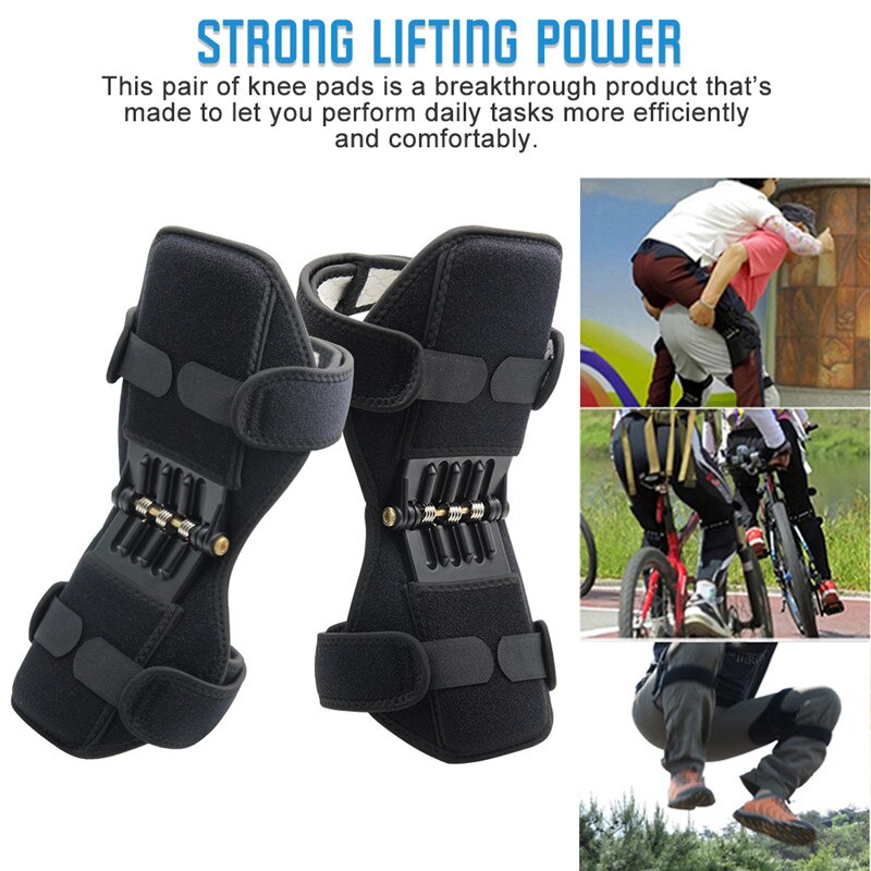 ZITY Powerful Leg Knee Joint Support Pads Rebound ... – Grandado
