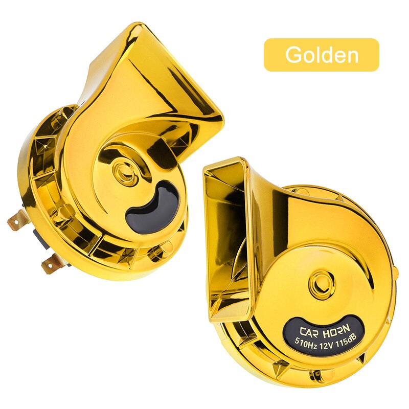 2 Pcs Universal 118dB Waterproof Twin Trumpet High... – Grandado