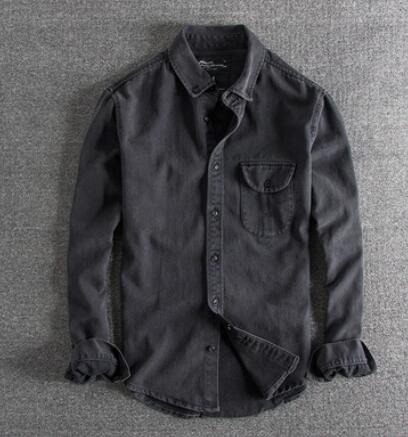 Japanse Harajuku Verontruste Spoelen Denim Shirt V... – Vicedeal