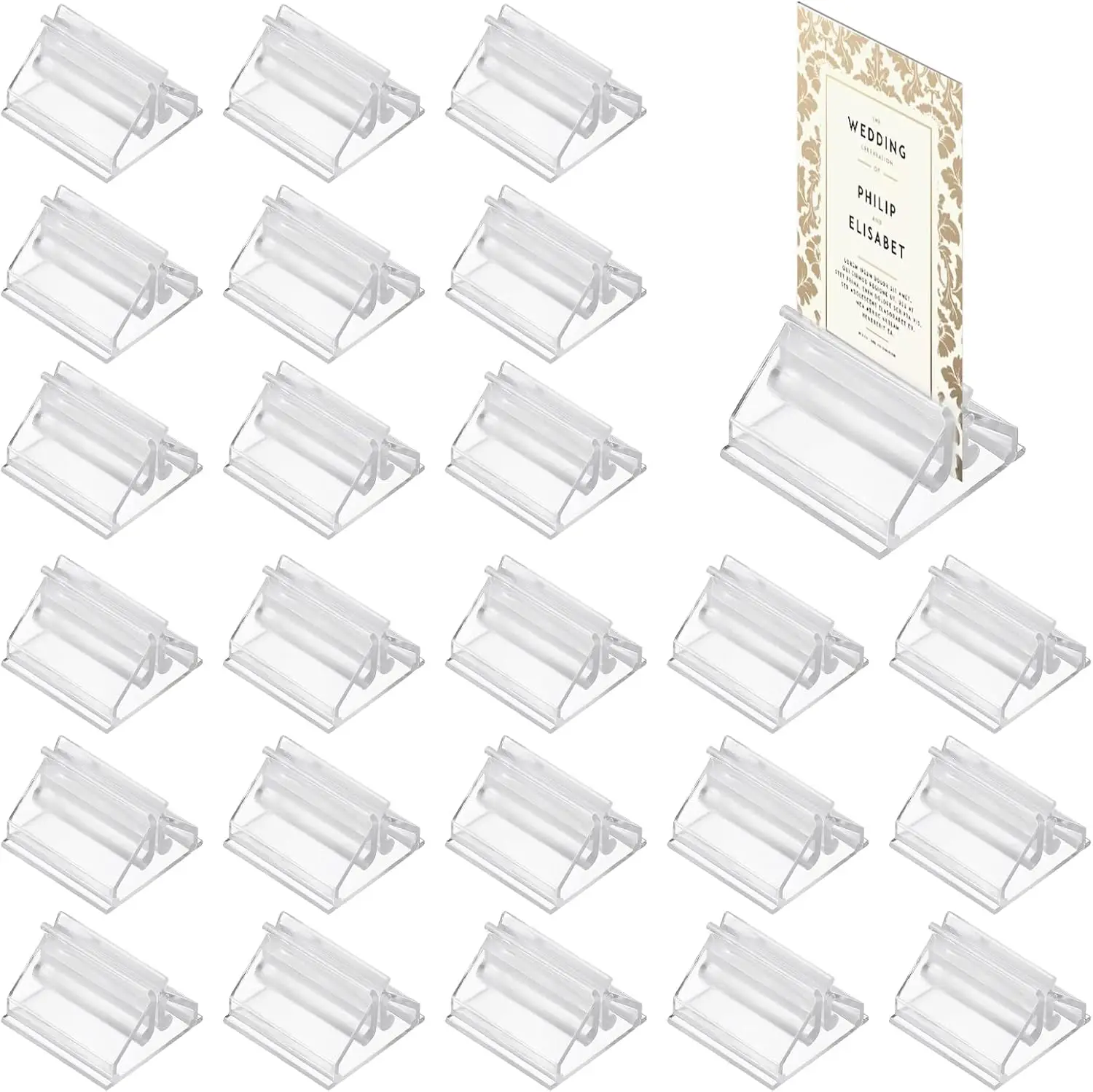 12/24/30PCS Small Transparent Acrylic Wedding Desk... – Vicedeal