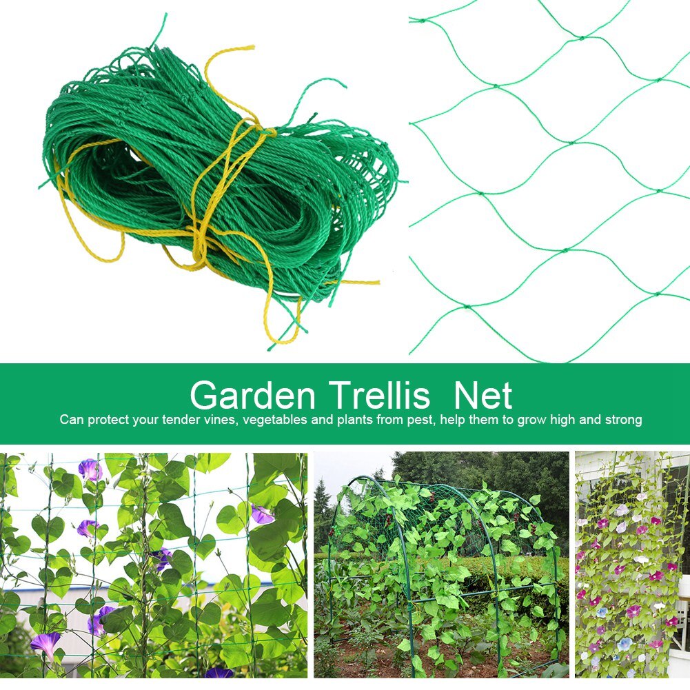 Garden Green PE Trellis Netting Support Climbing B... – Vicedeal