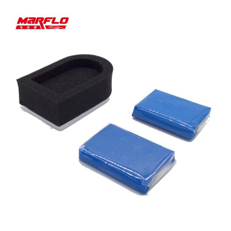 Marflo Magic Clay Bar 2 Stuks Met Spons Applicator... – Vicedeal