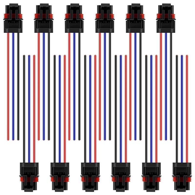 12PCS Pulse Power Plug Connector Pigtail Connector... – Vicedeal