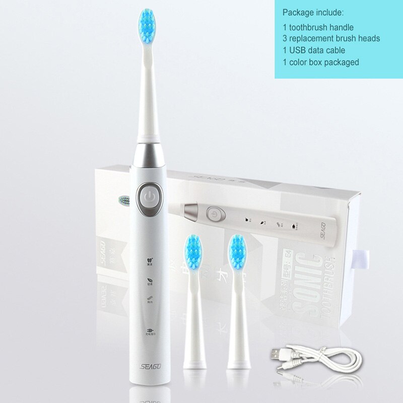 SEAGO Sonic Electric Toothbrush USB Rechargeable T... – Vicedeal