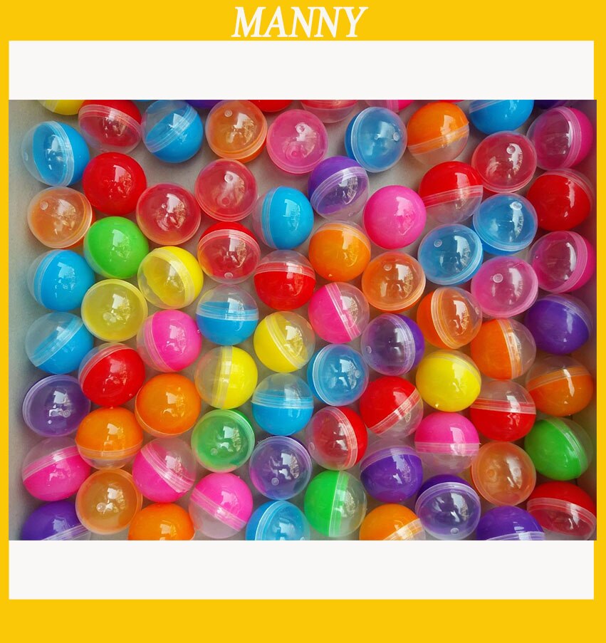 32mm Empty Plastic Toy Vending Capsule Half clear ... – Grandado