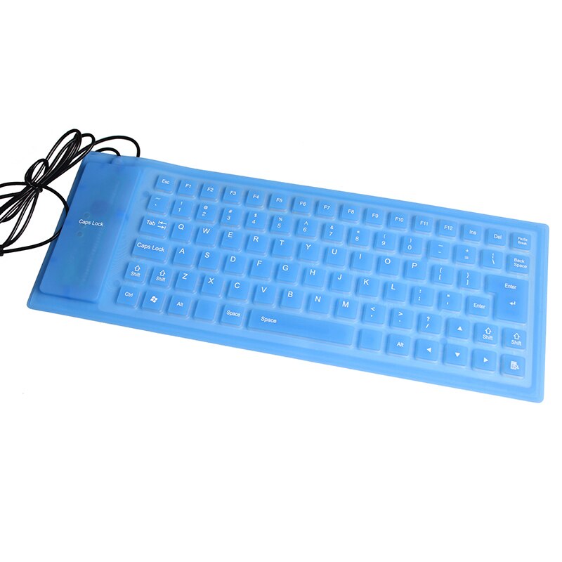 Folding Silent Keyboard Flexible Silicone Waterpro... – Grandado
