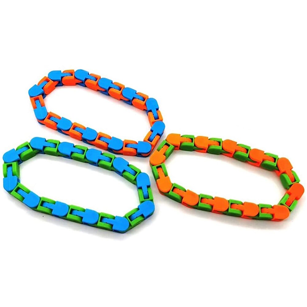 Bicycle Chain Track Stress Relief Toy Colorful Puz... – Grandado