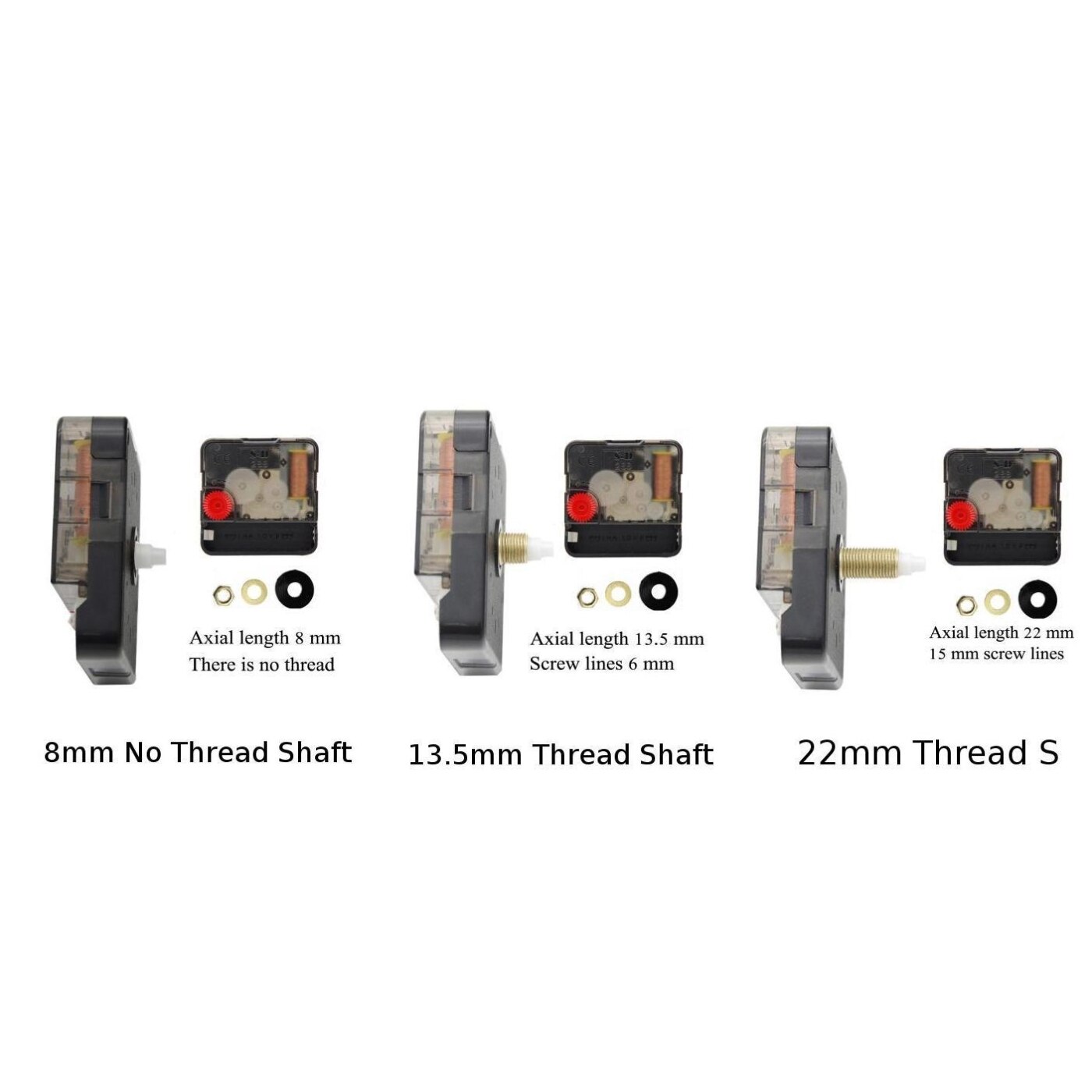 Quartz Clock Sweep Movement Mechanism Silent DIY C... – Grandado